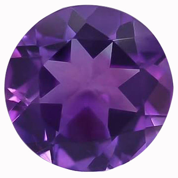 Click to view Round Brilliant Cut Amethyst Loose Gemstones variation ...